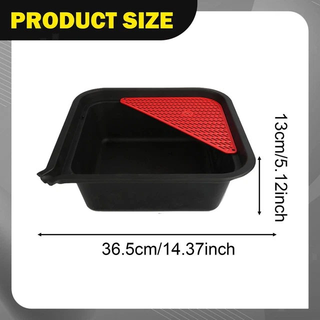 CAR OIL DRAIN Pan 9L Oil Collection Tray for Automotive Workshop Garage ...