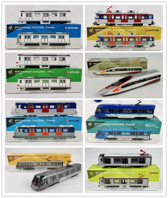 TINY HONG KONG MTR Subway Passenger Train 1/120 Diecast Model MTR 01-14 ...
