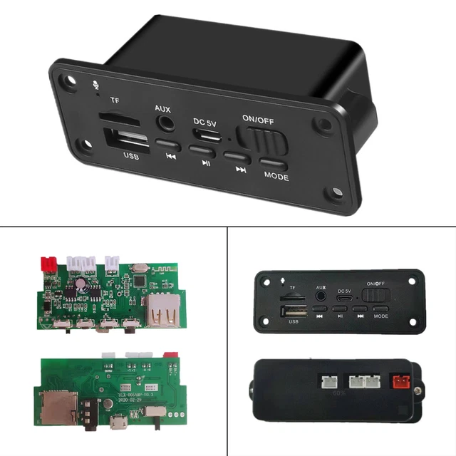 USB-DECODER-BOARD 5V BLUETOOTH-MODUL AUX-Eingangsplayer mit EUR 7,53 ...