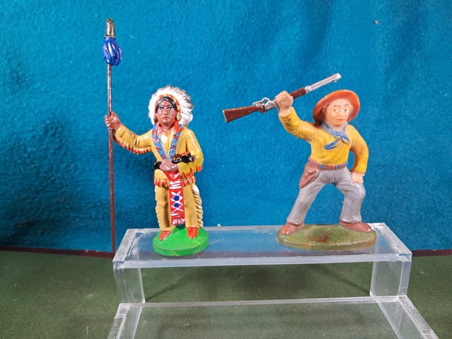 DDR-GUMMIINDIANER-COWBOY/LISANTO/HÄUPTLING/DEKANAWIDA/PAT GARRETT/ARI ...