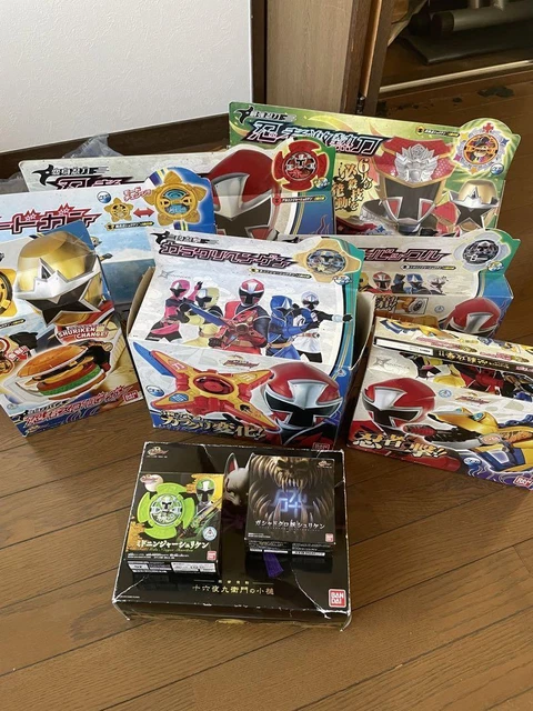 POWER RANGERS NINJA Steel Ninninger Morpher Weapon 10p set BANDAI Japan ...