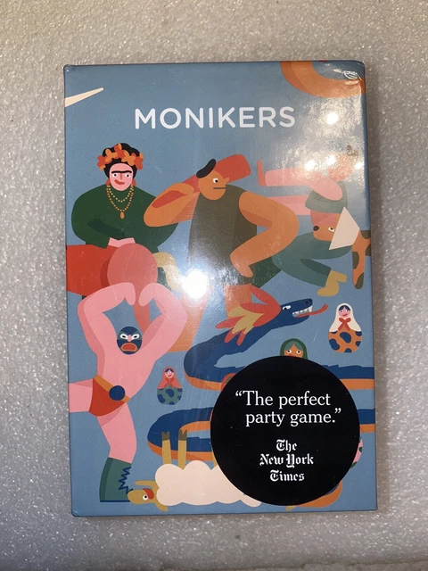 MONIKERS CARD GAME Base Core Pack Clues Charades Fun Party Game For ...