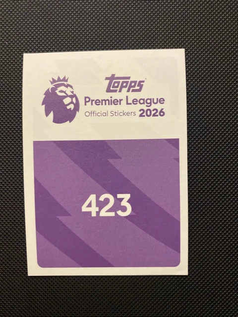 TOPPS PREMIER LEAGUE stickers 2026 - Nottingham Forest Badge - No.423 £ ...