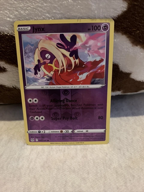 POKÉMON JCG JYNX Épée et Bouclier - Origine Perdue 068/196 Holo Inversé ...