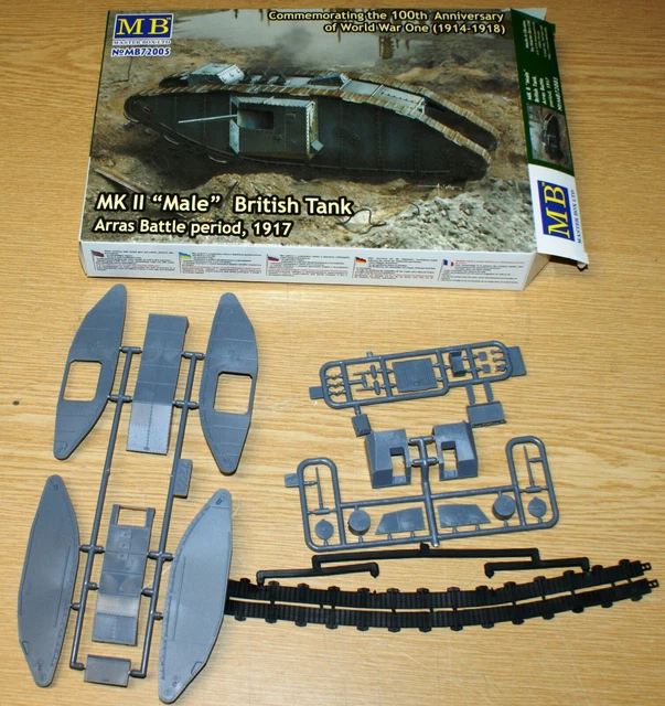 MARK MK II MALE British Tank (Arras Battle, 1917) in 1/72 von Masterbox ...