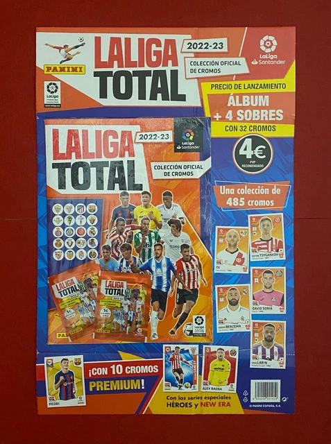 PANINI STICKER-ALBUM-COLLECION OFICIAL De Cromos-La Liga Total 2022/ ...