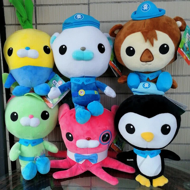 OCTONAUTS DASHI BARNACLES Kwazii Peso Tweak Shellington Inkling Plush ...