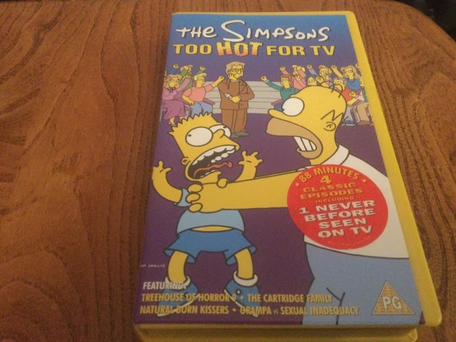 THE SIMPSONS TOO Hot For TV (Animated) (VHS/SUR, 1999) £3.00 - PicClick UK