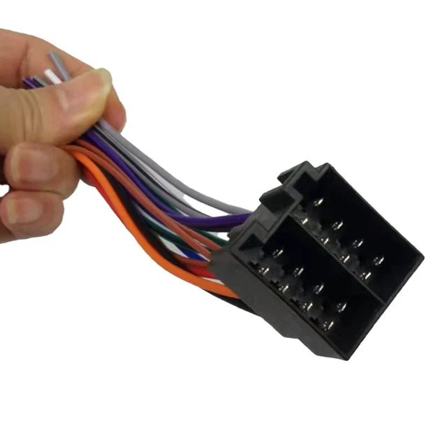 ADAPTER MALE ISO Connector Plug High Universality Fitment Radio Cable ...