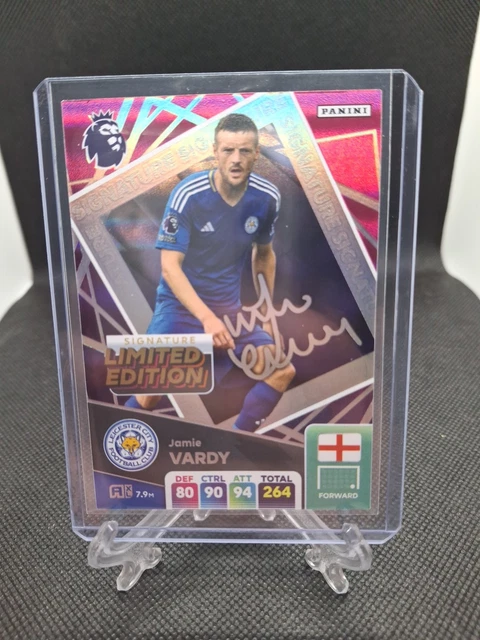 PANINI PREMIER LEAGUE Adrenalyn XL Signature Limited Edition Jamie ...