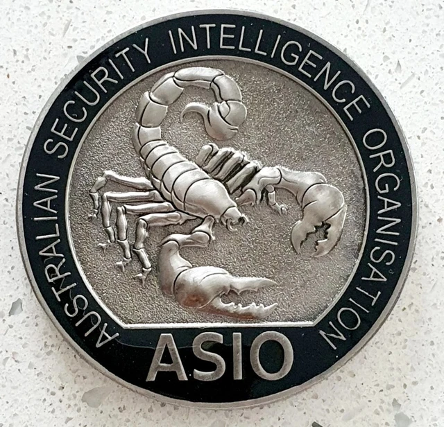 ASIO COIN AUSTRALIAN Security Intelligence Organisation (federal- not ...