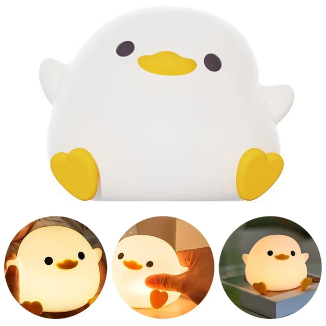 BABY NIGHT LIGHT Doudou Duck Night Light Compact Size Children's Rooms ...