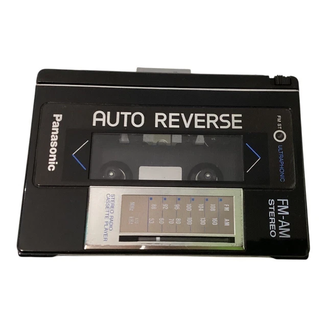 VINTAGE PANASONIC AUTO Reverse Portable FM/AM Cassette Player Tested ...