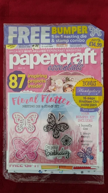 PAPERCRAFT ESSENTIAL MAGAZINE Issue 134 **NEW** £4.50 - PicClick UK