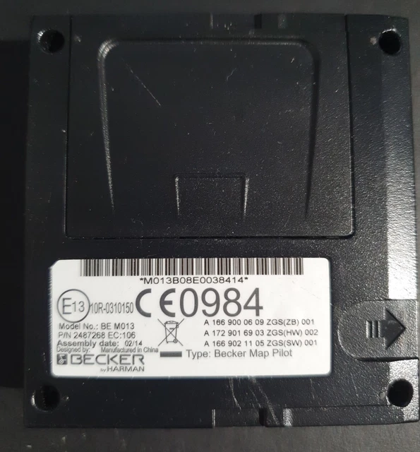 GENUINE MERCEDES BENZ Becker Map Pilot Navigation Unit A1669008808 ...