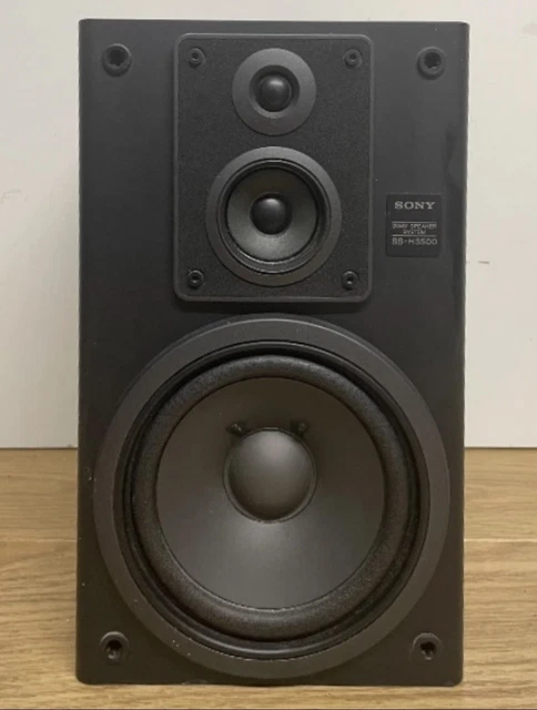 SONY SS-H3500 BOOKSHELF Speakers 3 Way System 90W Made In Japan ...