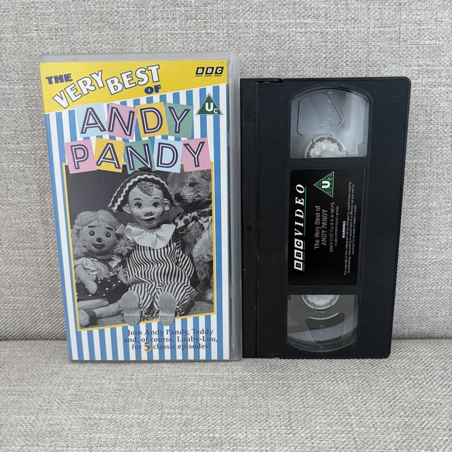 THE VERY BEST Of Andy Pandy - Bbc Vhs Video - Vintage Childrens £5.43 ...