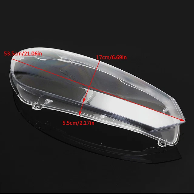 2X L&R SCHEINWERFER Glas Linse Abdeckung passend für Golf GTI MK6 2010 ...