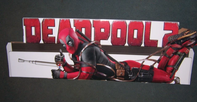 DEADPOOL 2 DOUBLE sided Cardboard Cutout Standee Advertising Store ...