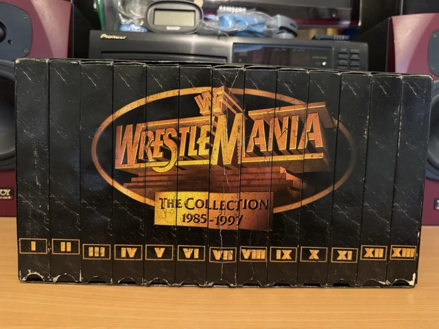 WWF / WWE Wrestlemania The Collection VHS Years 1985-1997 Box Set of 13 Vintage £156.71 ...