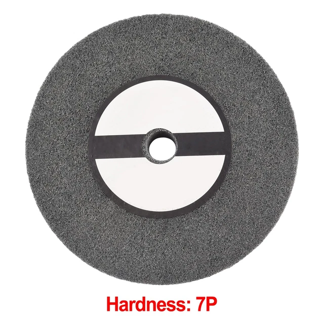 6\X 5/8\×1\ GREY Fiber Polishing Wheel Deburring Abrasive Buffing Disc ...