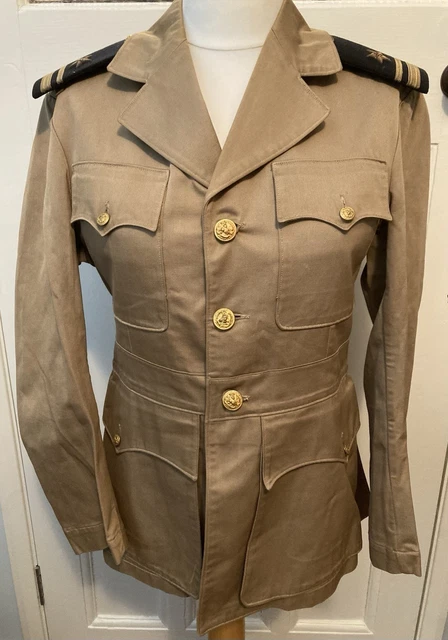ORIGINAL WW2 US Navy officers Tropical Tunic £52.72 - PicClick UK