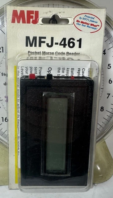 LECTOR DE CÓDIGOS Mfj Morse Mfj-461 Tamaño De Bolsillo Excelente En ...