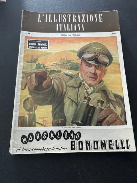 L'ILLUSTRAZIONE ITALIANA 13 1950 Rommel Franco Maugeri Matera Tito ...