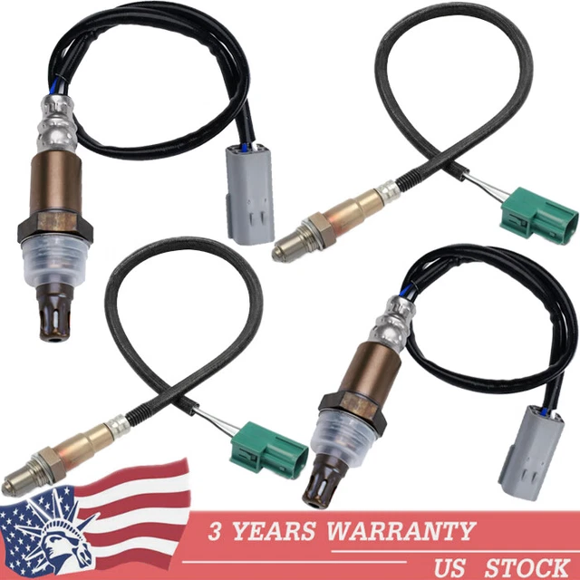 SET(4) NEW OXYGEN O2 Sensor Upstream &Downstream For 2007-2012 Nissan ...