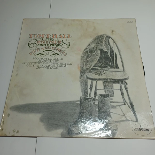 TOM T. HALL The Rhymer And Other Five And Dimers LP EUR 14,54 - PicClick IT