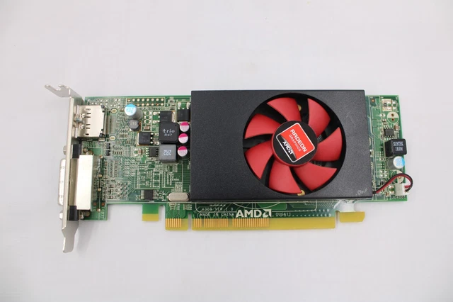 DELL AMD RADEON R5 240 1GB DDR3 PCIe DVI Low Profile Video Card 0F9P1R ...