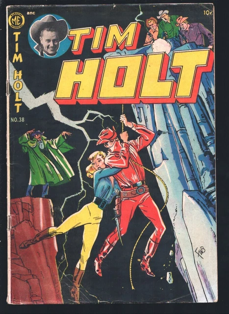 TIM HOLT #38 1953-ME-Retour du noir fantôme-classique Ghost Rider « pistolet fantôme... EUR 190 ...