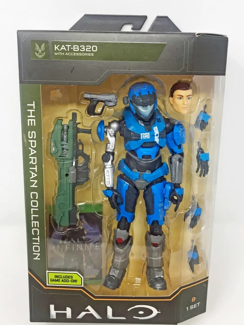 FIGURINE ARTICULÉE BLEUE Halo Infinite The Spartan Collection 7" KAT ...