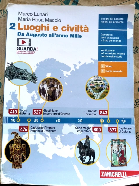 LUOGHI E CIVILTA' VOL.2 - MARCO LUNARI e MARIA ROSA MACCIO - ZANICHELLI ...