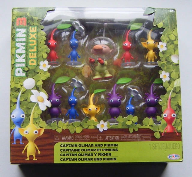 JAKKS PACIFIC WORLD of Nintendo - Pikmin 3 Captain Olimar & Pikmin 11 ...