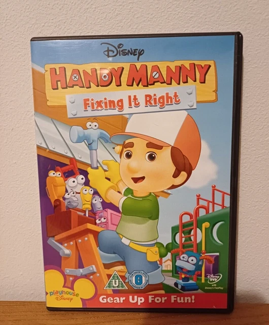 DISNEY - HANDY MANNY - Fixing It Right DVD - Playhouse Disney VGC £7.58 ...
