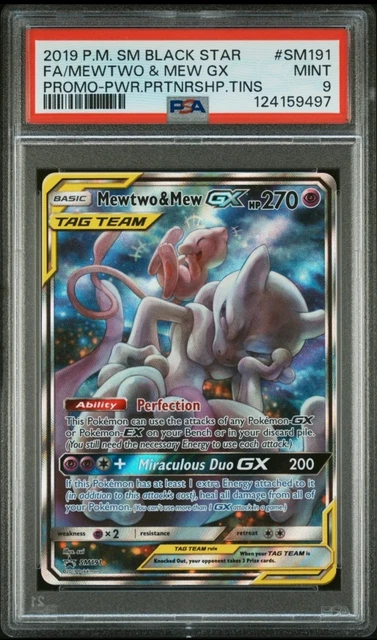 MEWTWO & MEW GX Pokemon Sun Moon SM191 Englisch PSA 9 EUR 440,00 ...