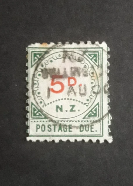 NOUVELLE ZÉLANDE FRAIS de port dus 1899-1900 5d d'occasion sgd6 ...