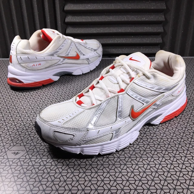 NIKE AIR N'SIGHT III Mens Trainers White/Red Running Sneakers UK 9 EU ...