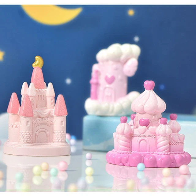 DIY DESKTOP MOON Castle Fairy Tale Castle Miniature Micro Landscaping ...