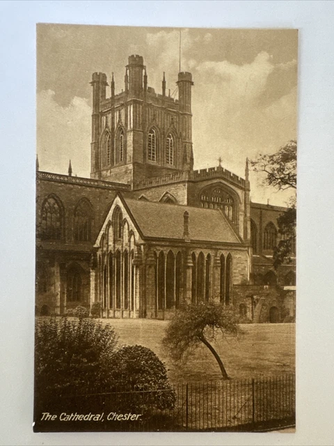 ANTIQUE VICTORIAN POSTCARD Showing A View Of Chester Cathedral £5.01 ...