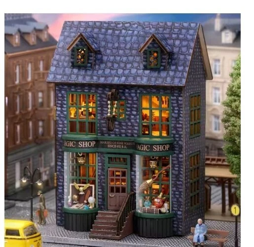 NEW BEAUTIFUL DIY Miniature Magic Shop Dollhouse Kit £27.36 - PicClick UK