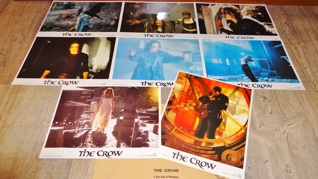 THE CROW BRANDON lee ! jeu 8 photos cinema lobby cards fantastique EUR ...