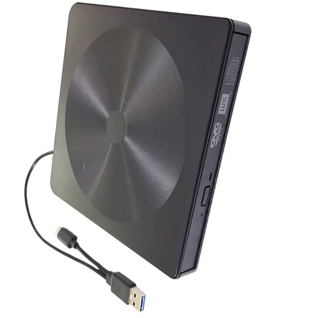 EXTERNAL DVD DRIVE Type C Usb Dvd/cd Rw Opitical Multifunctional Driver ...