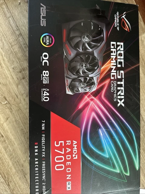 ROG STRIX GAMING Graphic Card amd radeon rx 5700 £136.46 - PicClick UK