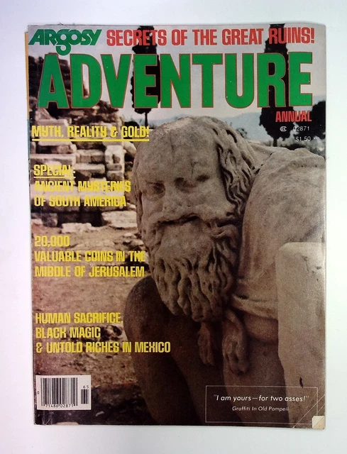 ARGOSY ADVENTURE ANNUAL Magazine Ancient Mysteries Ruins Gold £22.71 ...