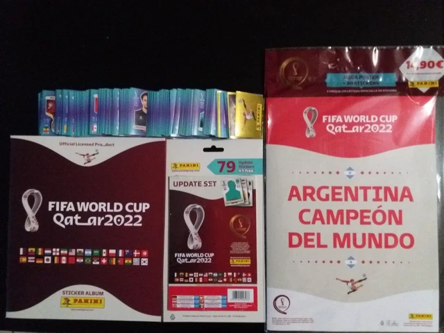 PANINI FIFA WORLD Cup Qatar 2022 Album Vide Update + Kit Champion + Set ...