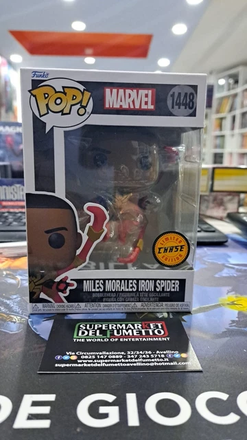 FUNKO POP - Marvel Miles Morales Iron Spider 1448 Chase Édition EUR 35 ...