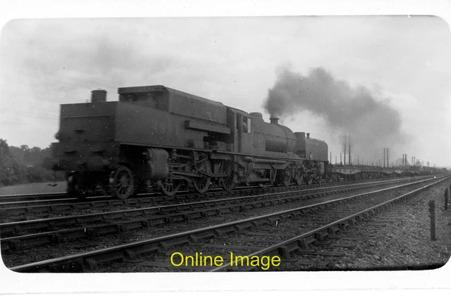 RAILWAY PHOTO 6X4 LMS Beyer Garratt No 4991 Freight train at Radlett 11 ...
