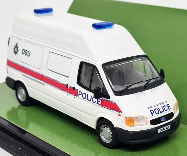 C'SM 1/43 FORD Transit Van Cambridgeshire Police OSU Diecast Model Van ...